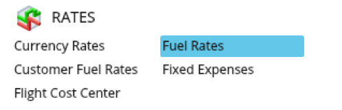 How to create Fuel Rates (General + Customer)